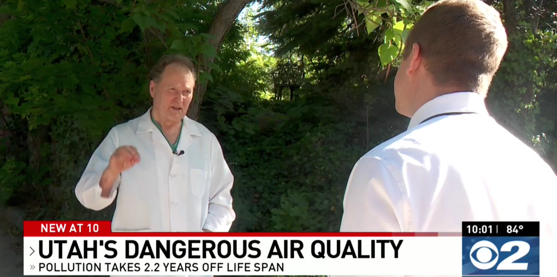 Dr. Moench on air pollution and life expectancy for KUTV – Utah ...