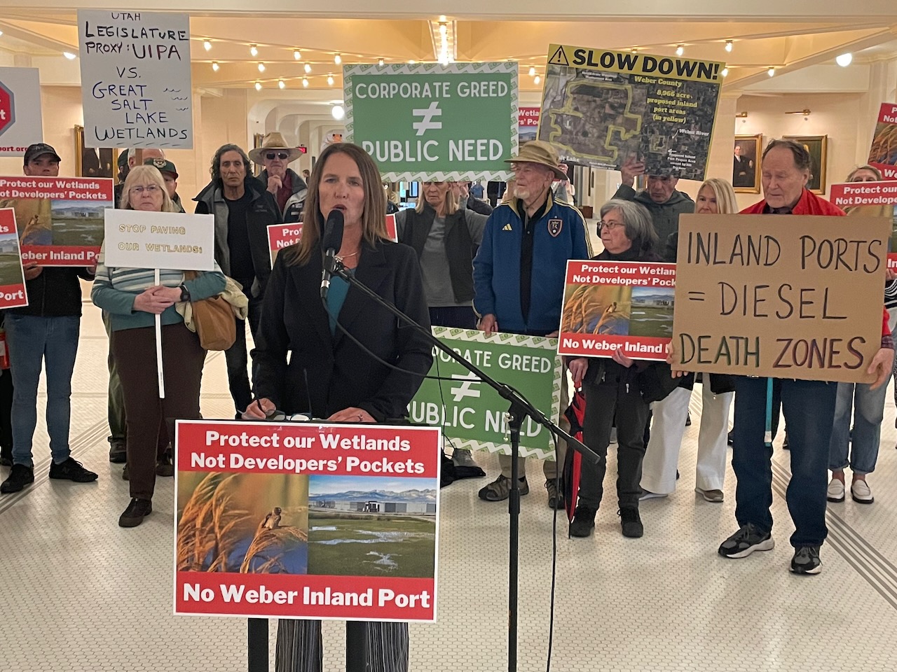 Residents speak out in strong opposition of Weber County Inland Port ...